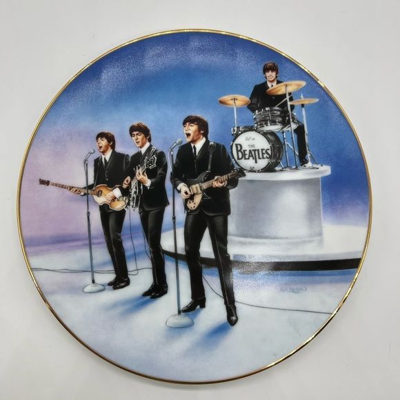 Accents | Beatles Live In Concert Plate Set | Poshmark